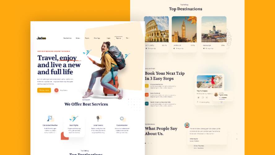 Download Figma Shade City Landing Page Template - Ui4free.com