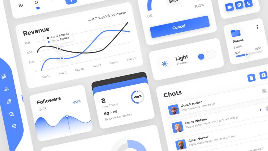 50 Web Signup Login designs figma ui kit - Ui4free.com