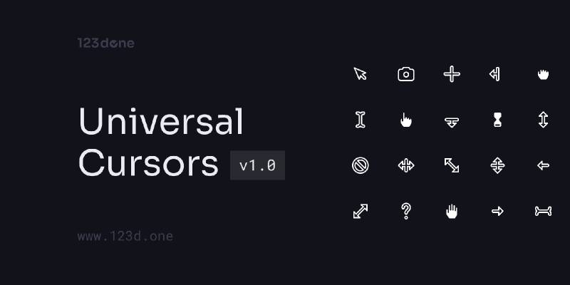 Universal Cursors Figma Ui Kit - Ui4free.com