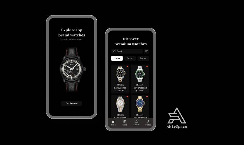 Watch App Figma Template | UI4Free