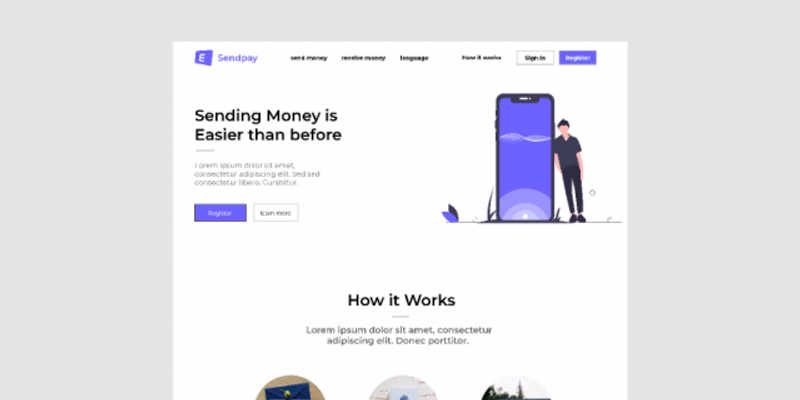 Figma Freebie Agency Landing Page - Ui4free.com