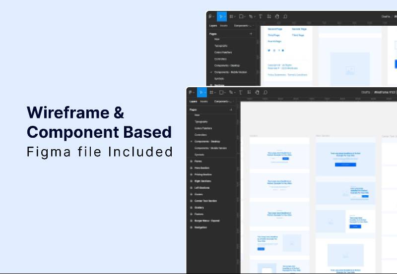 Wireframe Pro V1.0 Figma Ui Kit | UI4Free