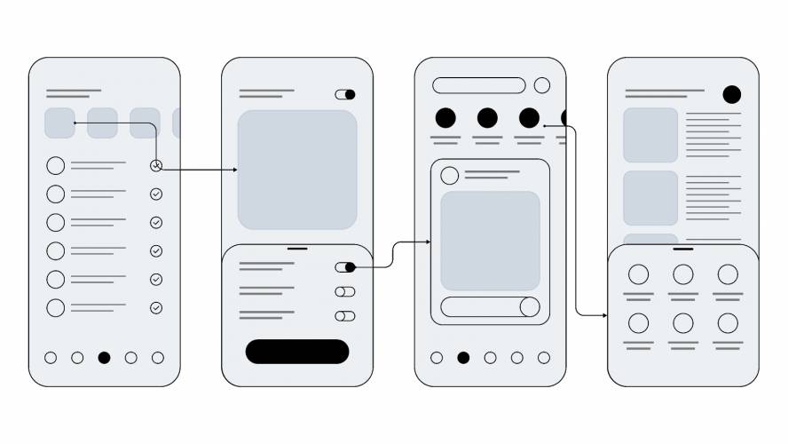 Figma 10 Wireframes para Hero Section - Ui4free.com